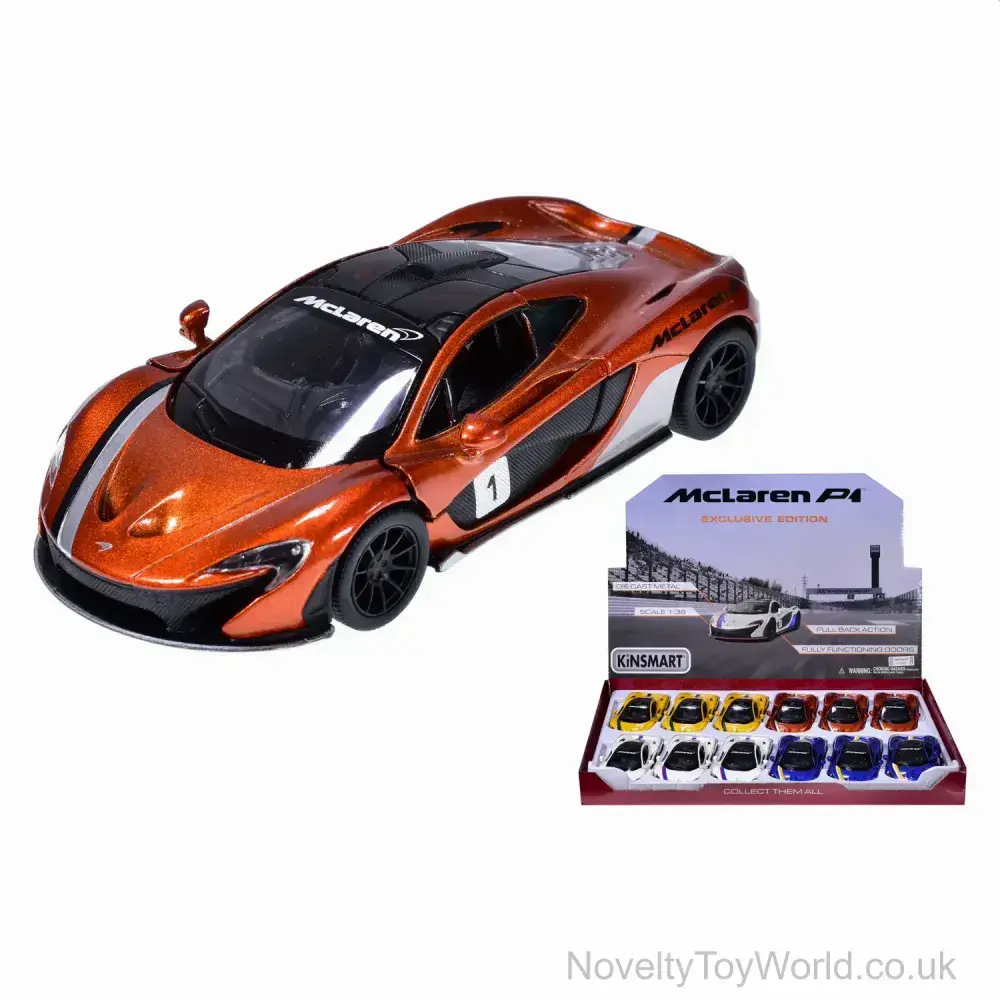 McLaren Diecast Sports Car - 12.5cm | Wholesale Diecast & Toy Vehicles UK