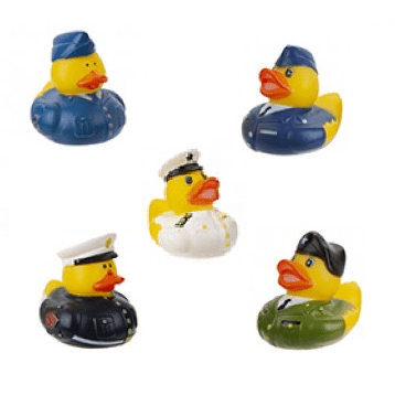 Wholesale | Military Armed Forces Novelty Rubber Ducks Collection (5cm)