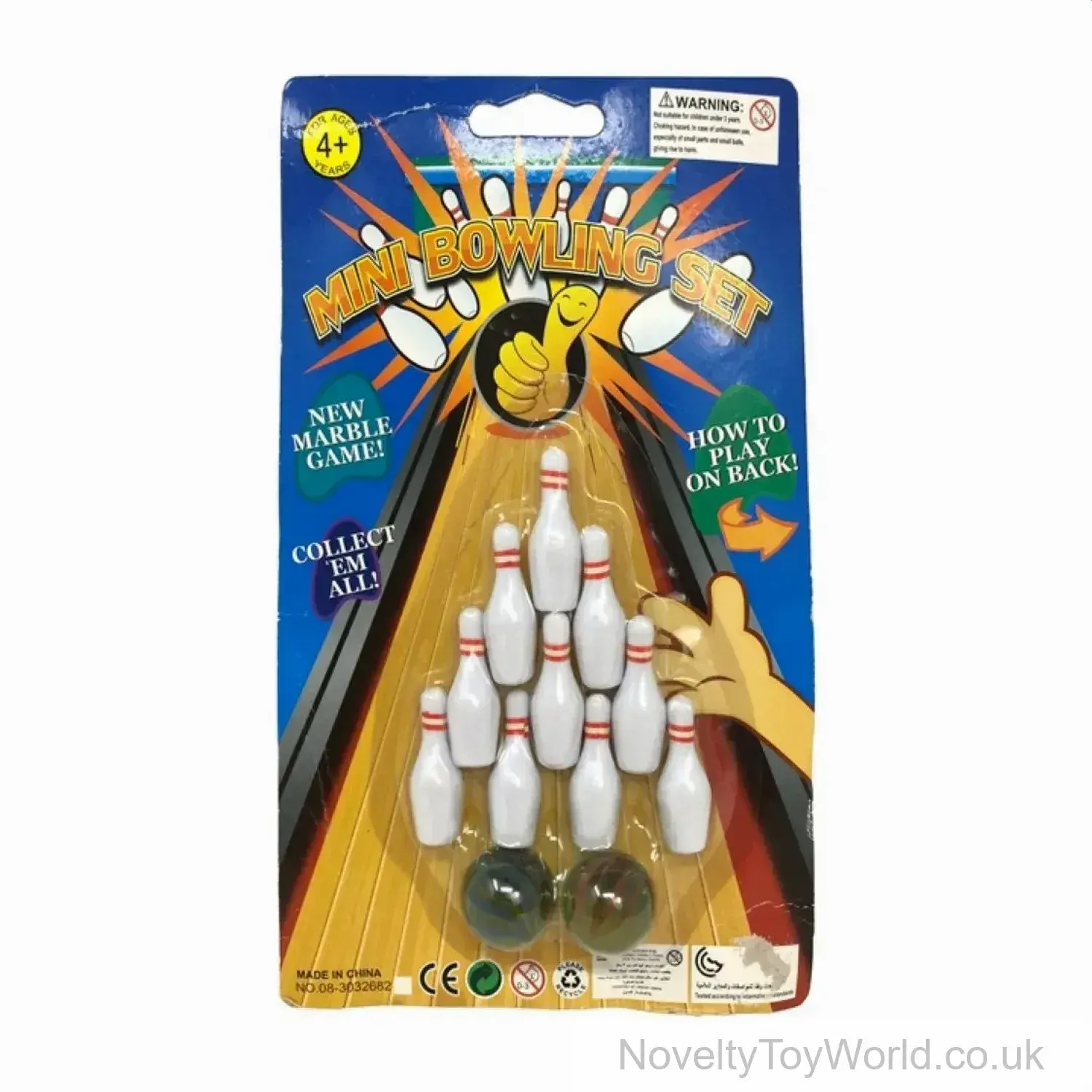 Bowling Pins And Ball