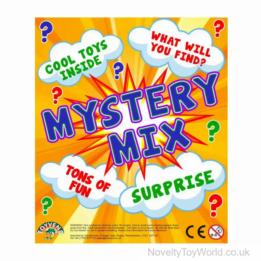 Mystery Toy Mix in 69mm Vending Capsule | Wholesale Vend Novelties