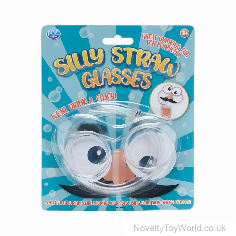 Novelty Silly Straw Drinking Glasses | Bulk Buy Fun Joke Gifts
