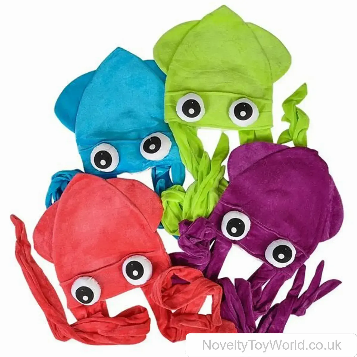 Wholesale Novelty Squid Hat with Eyes Adult Bulk Buy Novelty Hats Fancy Dress UK