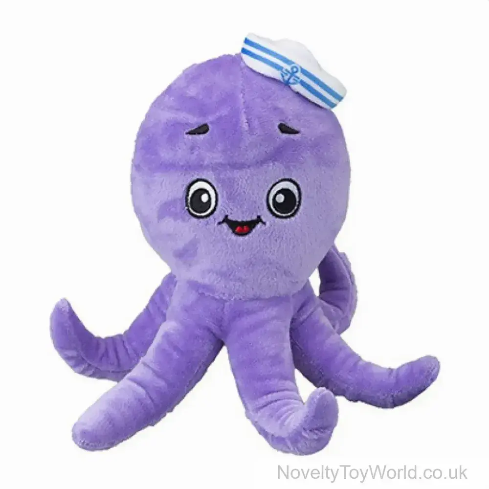 Octopus Sailor Soft Toy With Hat (20cm) | Cut Price Plush Toys UK