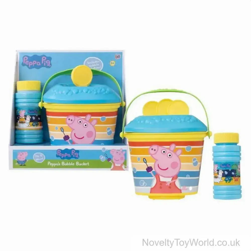 Peppa Pig Bubble Bucket With Bubble Liquid | Wholesale Peppa Pig Toys