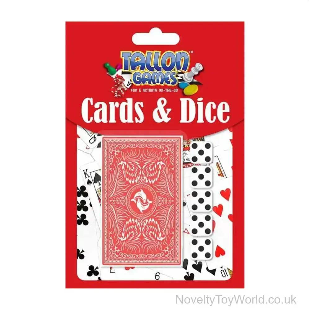 Playing Cards & 5 Dice Set - Game Supplies | Wholesale Games UK