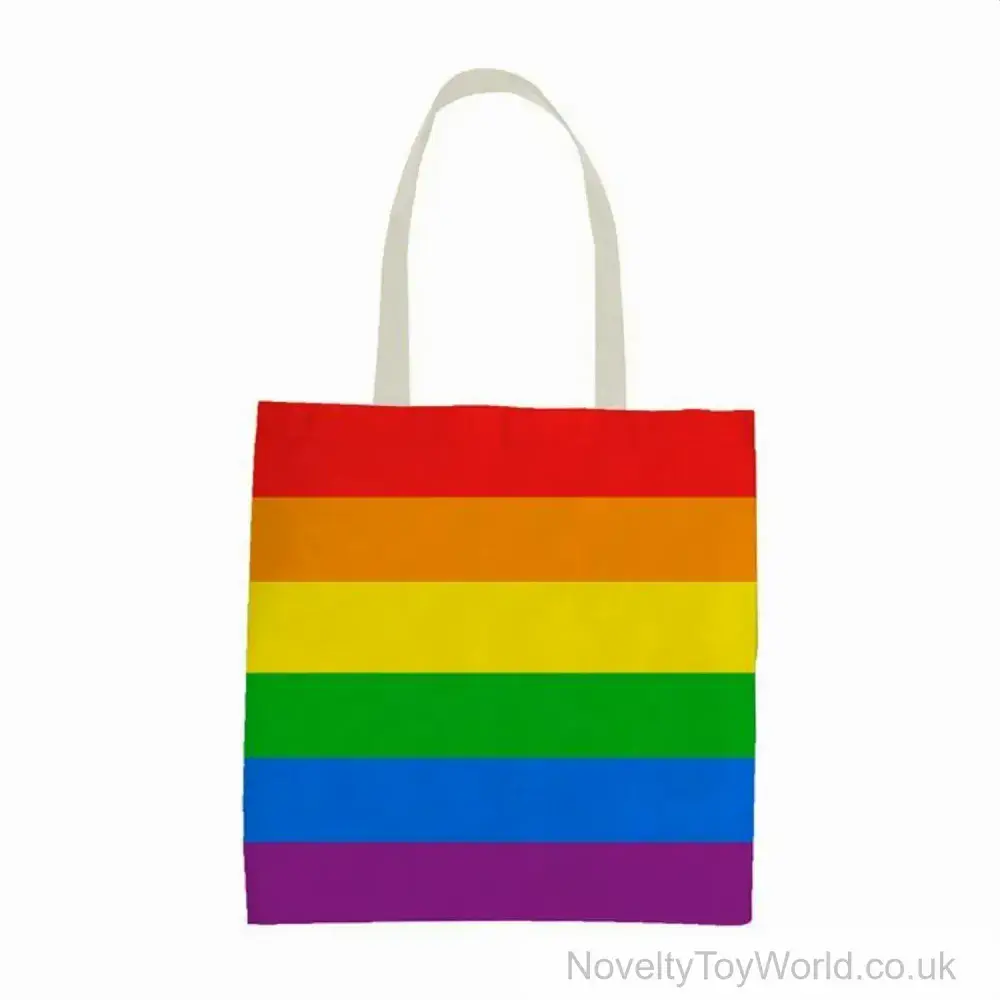 Bulk Buy | Rainbow Pride Colours Tote Carry Bag (40cm)