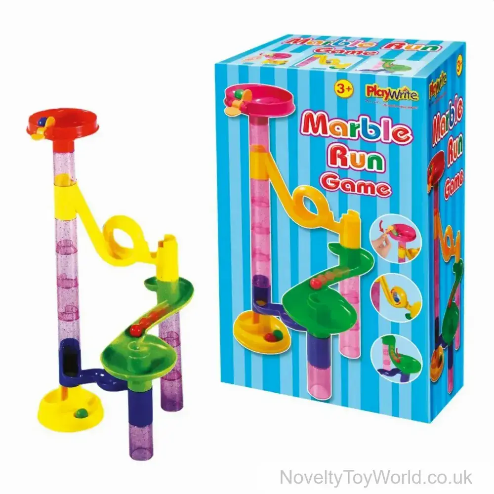 Simple Marble Run Game In Box - 22 x 13cm | Bulk Buy Kids Games UK