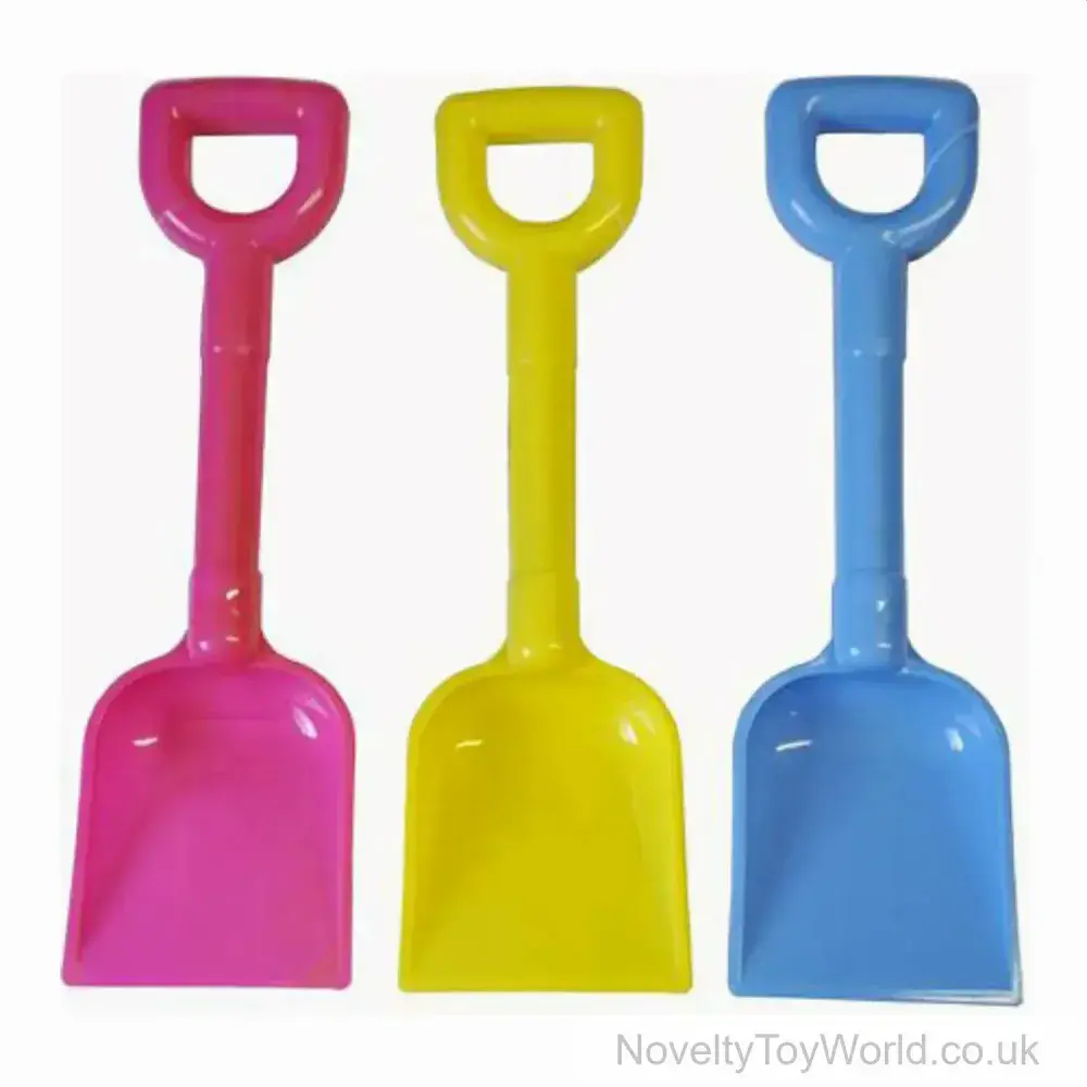 Bulk Buy | Small Plastic Beach Spades - Assorted Colours (25cm ...