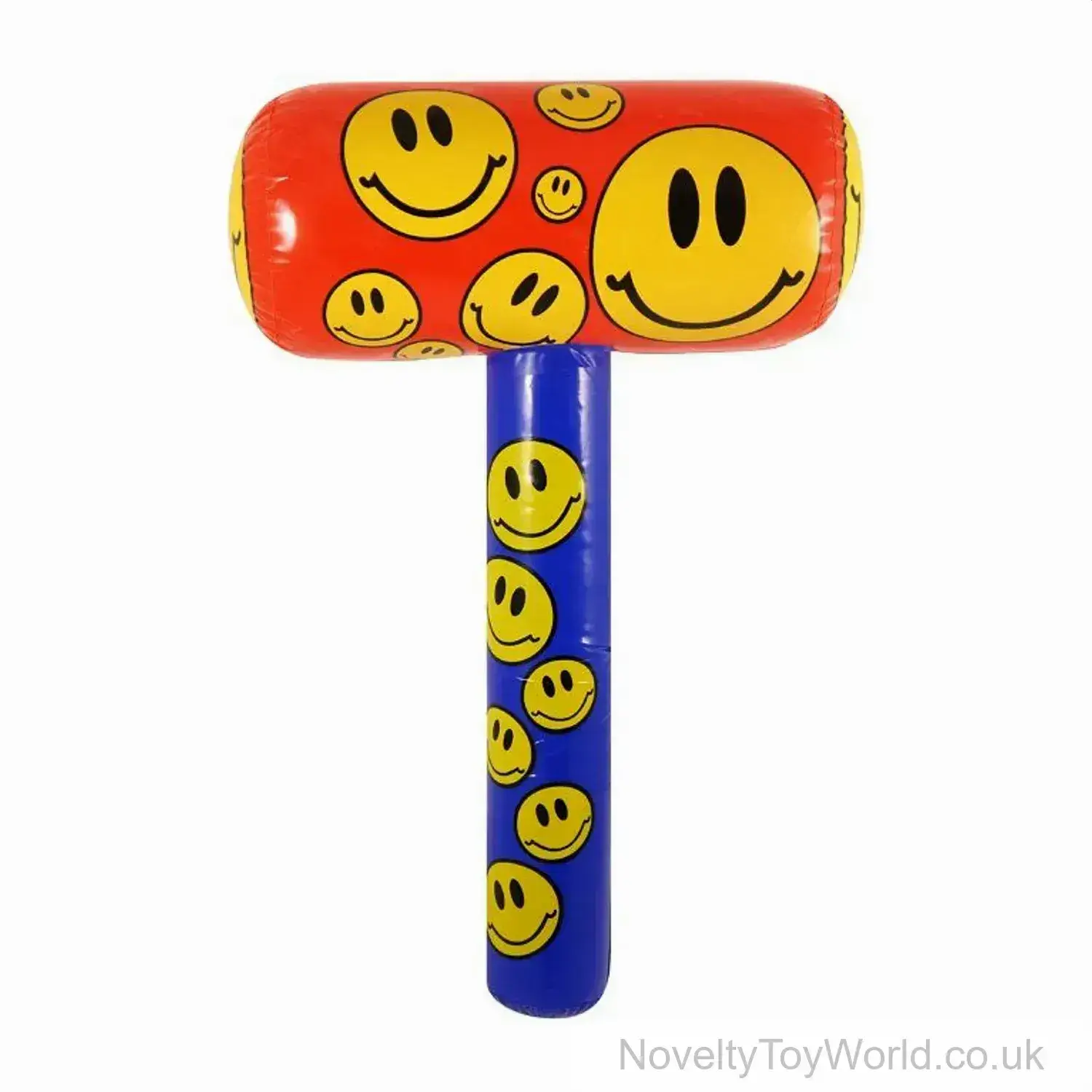 Bulk Buy Smile Face Inflatable Hammers 45cm Wholesale Novelties UK