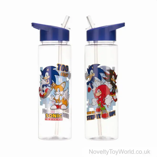 Sonic The Hedgehog Plastic Water Bottle (540ml) | Gaming Merchandise
