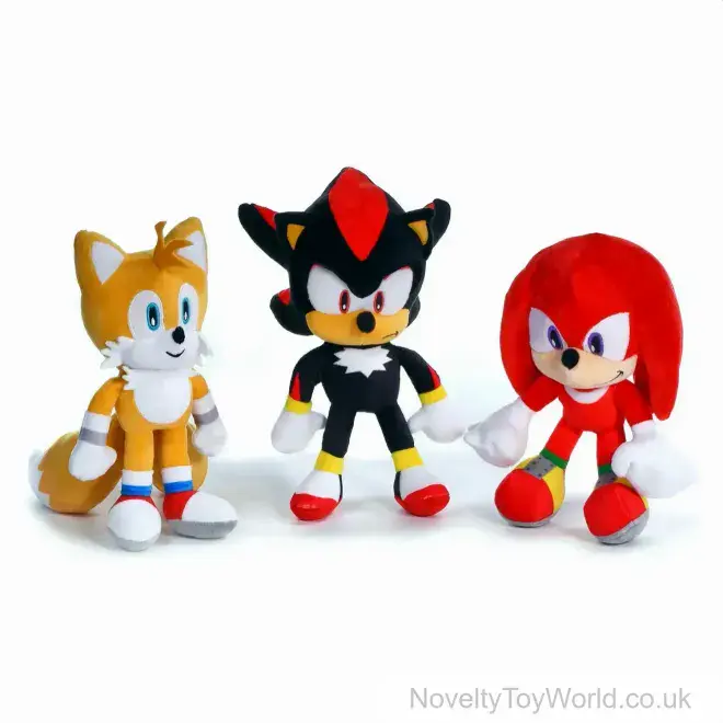 Sonic The Hedgehog Soft Toy (30cm) | Sonic Friends S3 3 Assorted ...