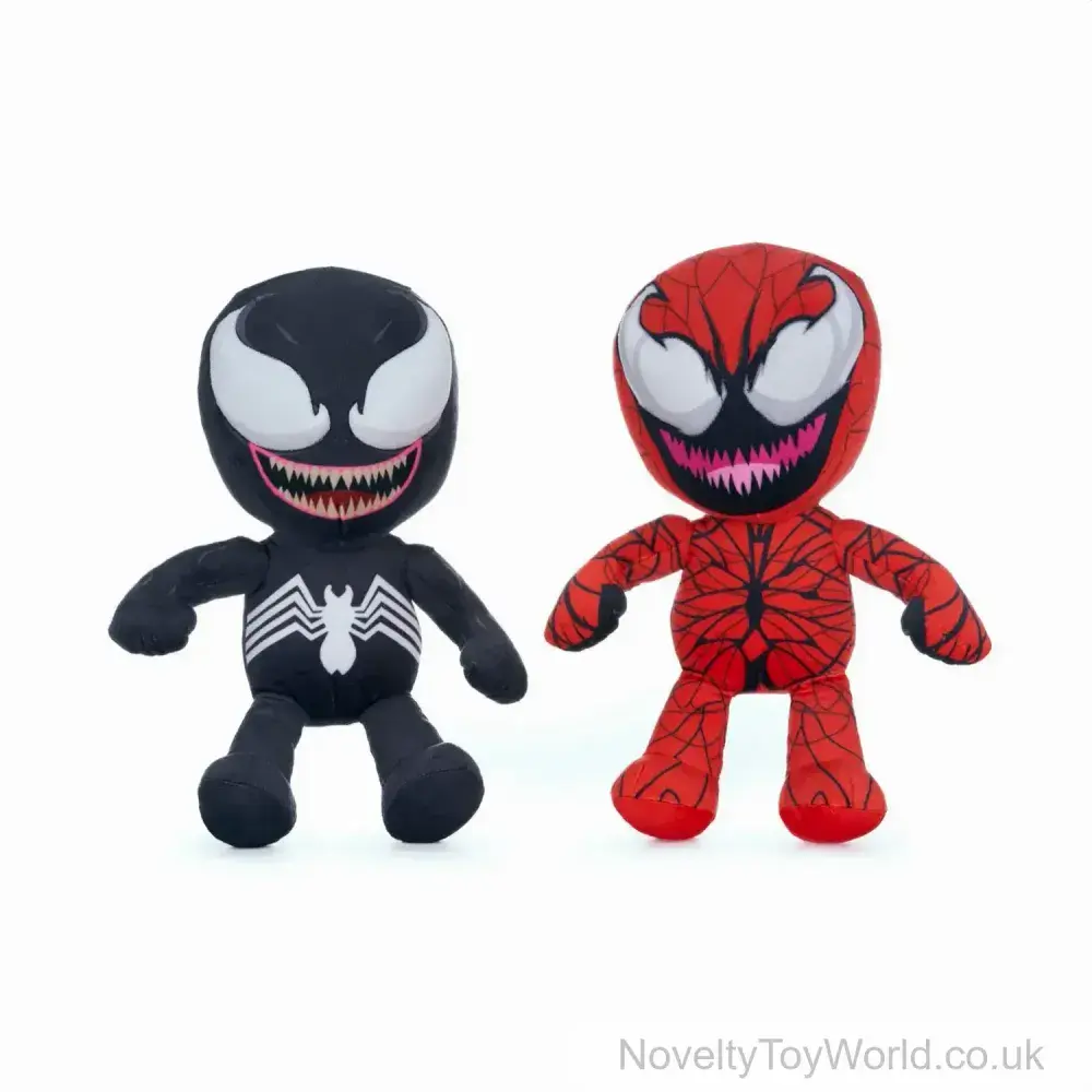 Spiderman Soft Toy 30cm - Assorted Venom & Carnage | Bulk Buy Plush Toys