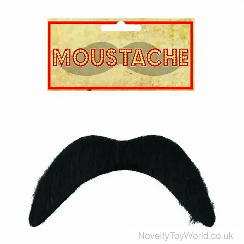 Bulk Buy | Stick on Fancy Dress Handlebar Moustache