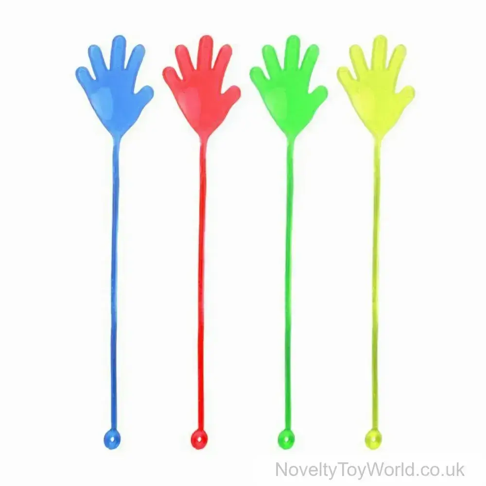 Bulk Buy | Sticky Stretchy Splat Hands - Assorted Colours
