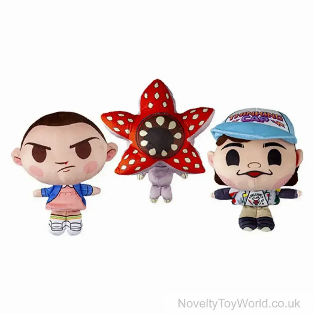 Stranger Things Soft Plush Toy - 3 Assorted (17.5cm) | Licensed Plush