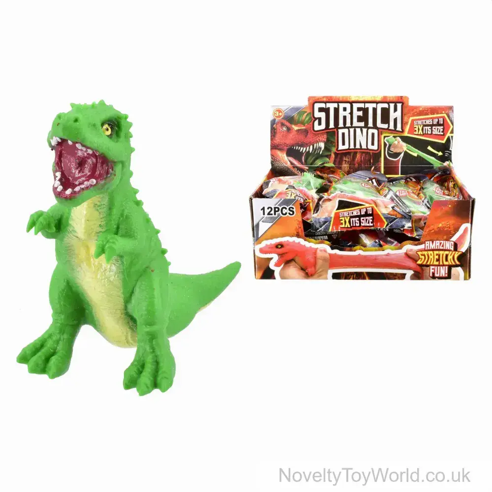 Super Stretchy Sensory Dinosaur In Retail Packet | Bulk Buy Sensory ...