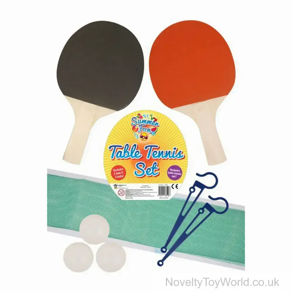 Bulk Buy | Table Tennis Set with Paddles, Balls & Net | Wholesale Ping Pong