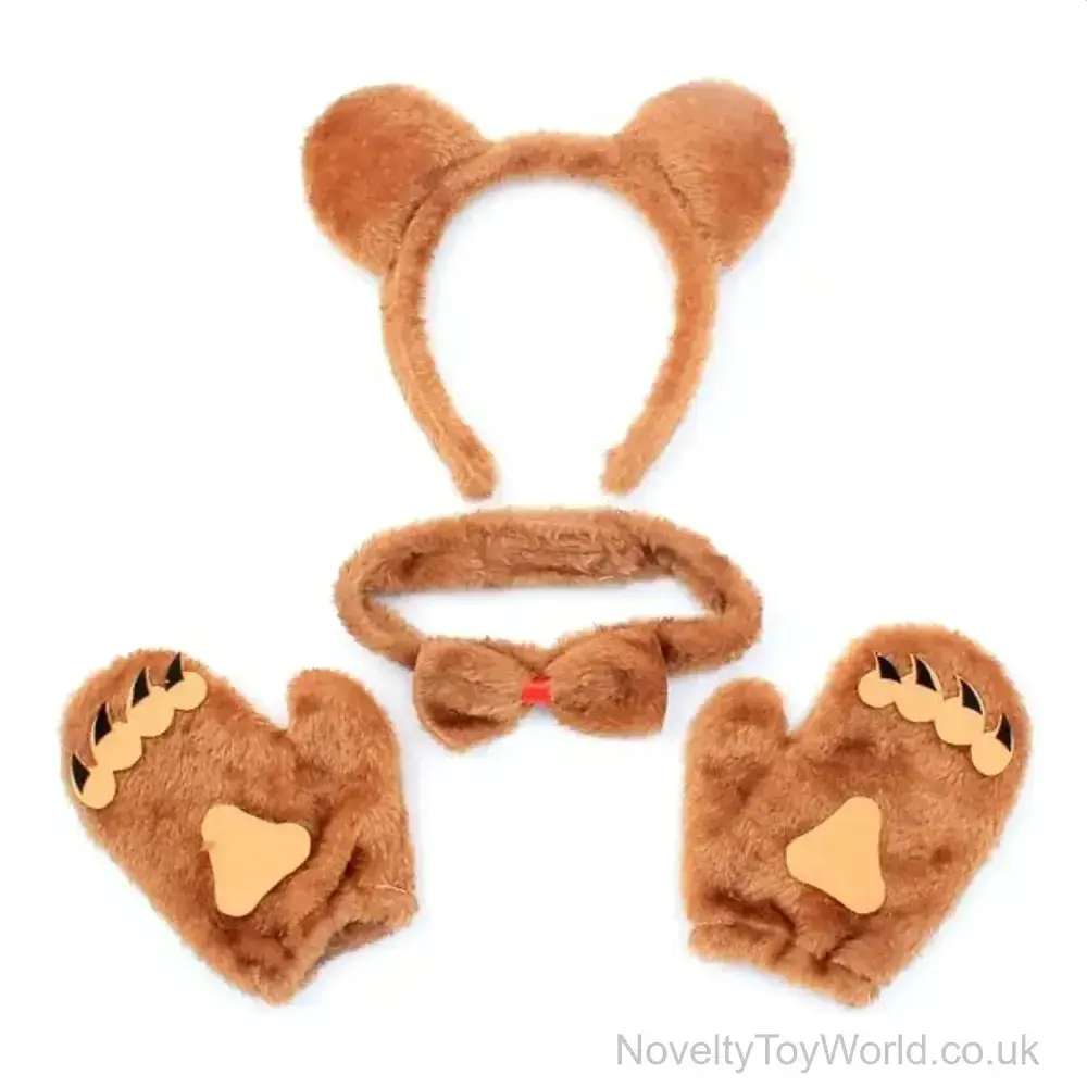 Teddy Bear 4 Piece Dress Up Set - Kids | Wholesale Kid's Fancy Dress UK