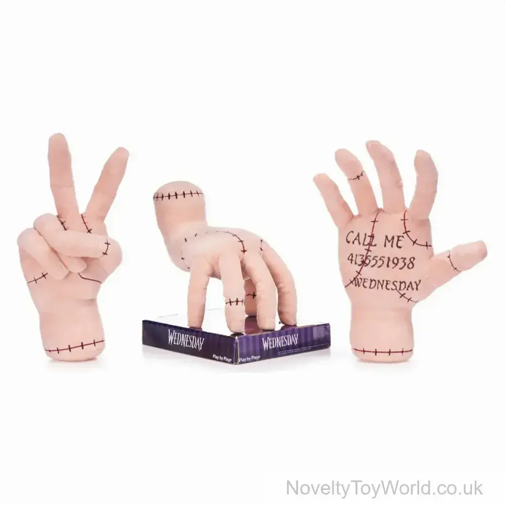 Thing Wednesday The Addams Family Soft Toy - 3 Assorted (20cm) | Wholesale