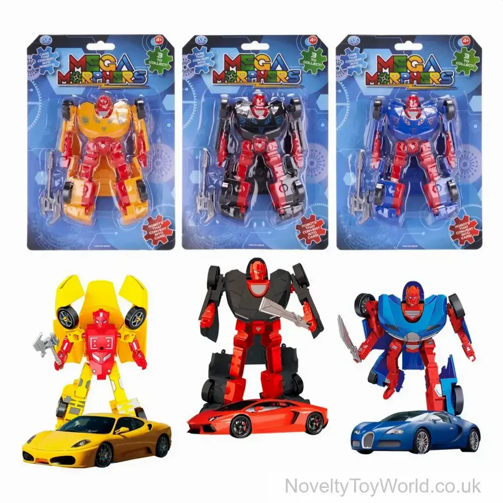 Transforming Car Robot Mega Morpher (10cm) | Wholesale Toys UK