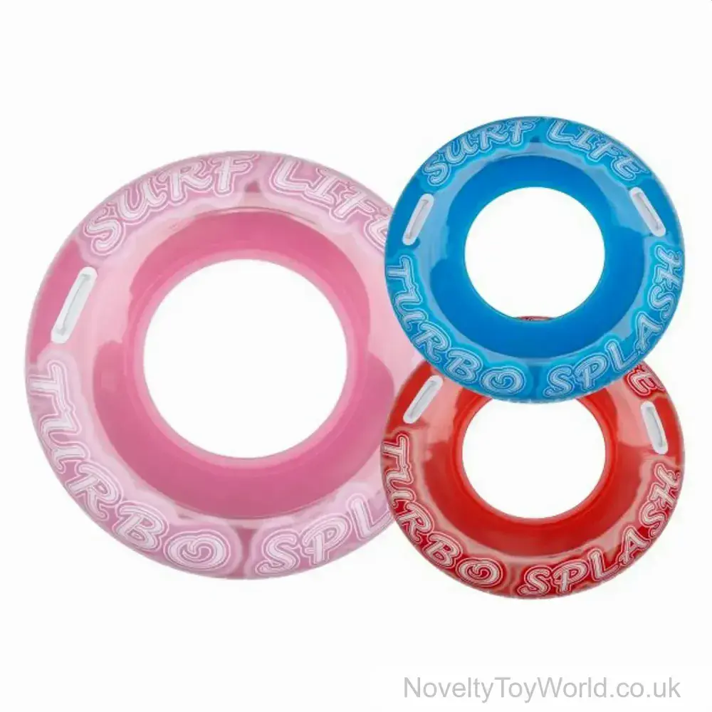 Turbo Splash Swimming Ring Tubes - with Handles (91cm) | Wholesale Pool ...