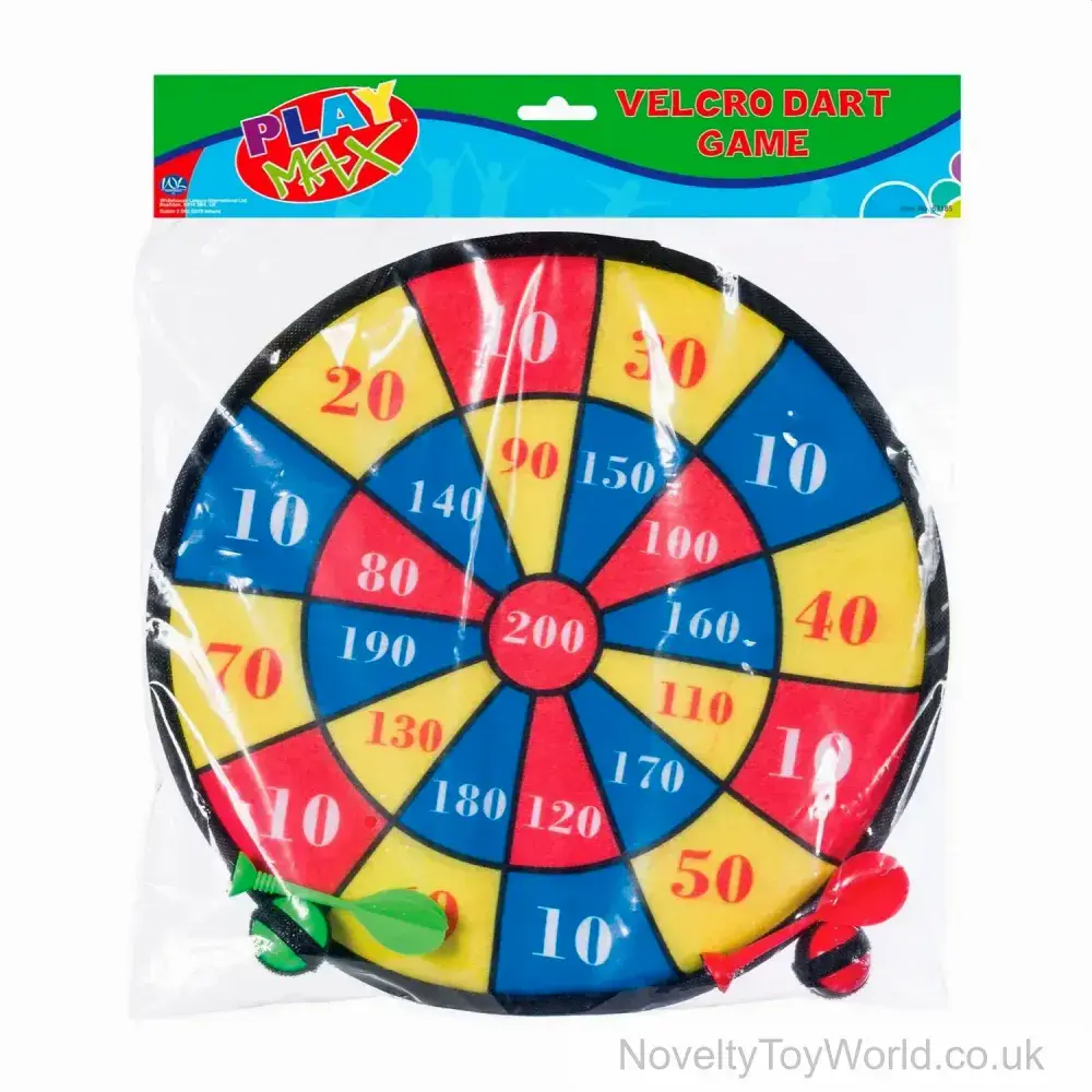 Wholesale | Velcro Dartboard Game with Darts & Balls - Kids Fun Game