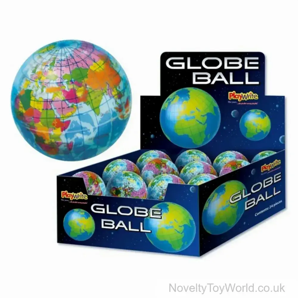 Wholesale World Globe Stress Ball (6cm) | Bulk Novelties