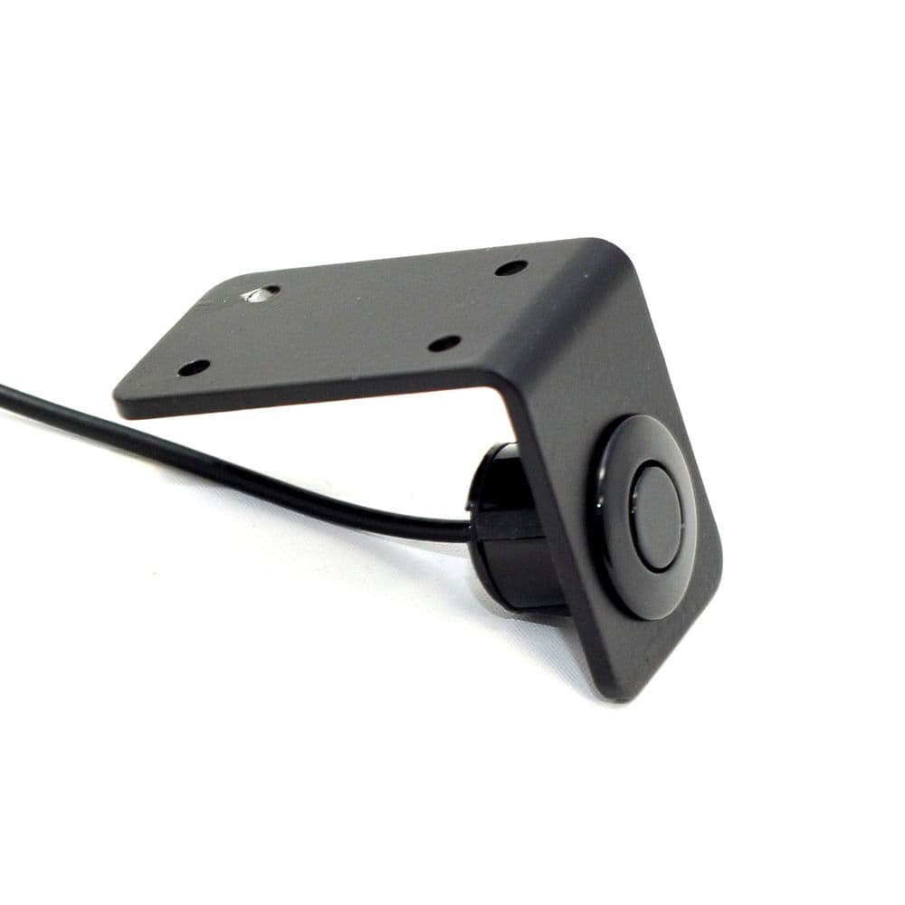 21mm 22mm Metal Bumper Black L Brackets with Pre-Drilled Parking Sensor ...