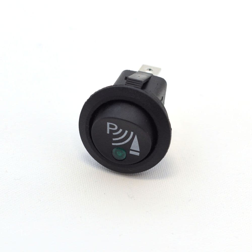 FRONT PARKING SENSOR SWITCH 12V P ILLUMINATED ROUND ROCKER SWITCH