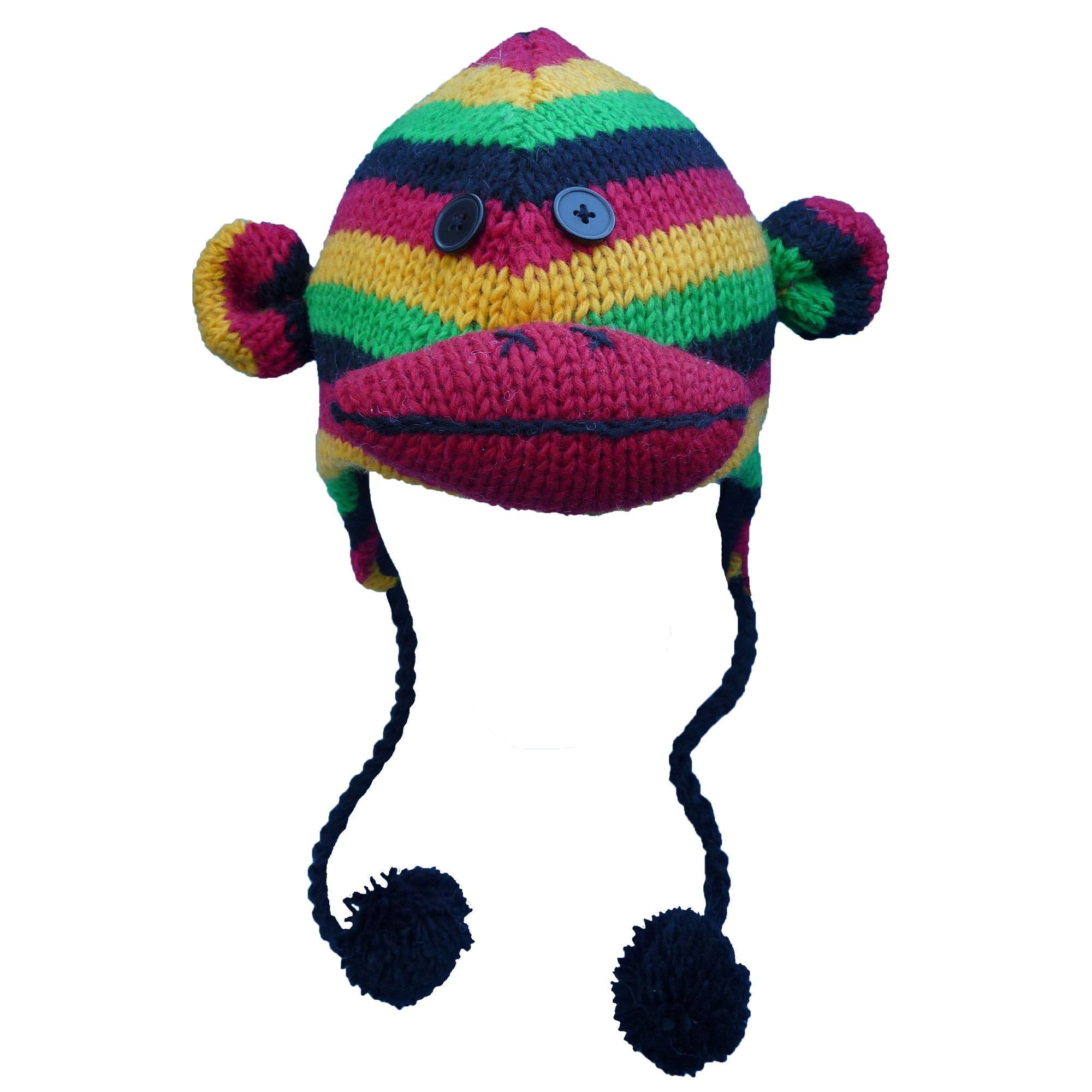 Rasta Colours Monkey Hat