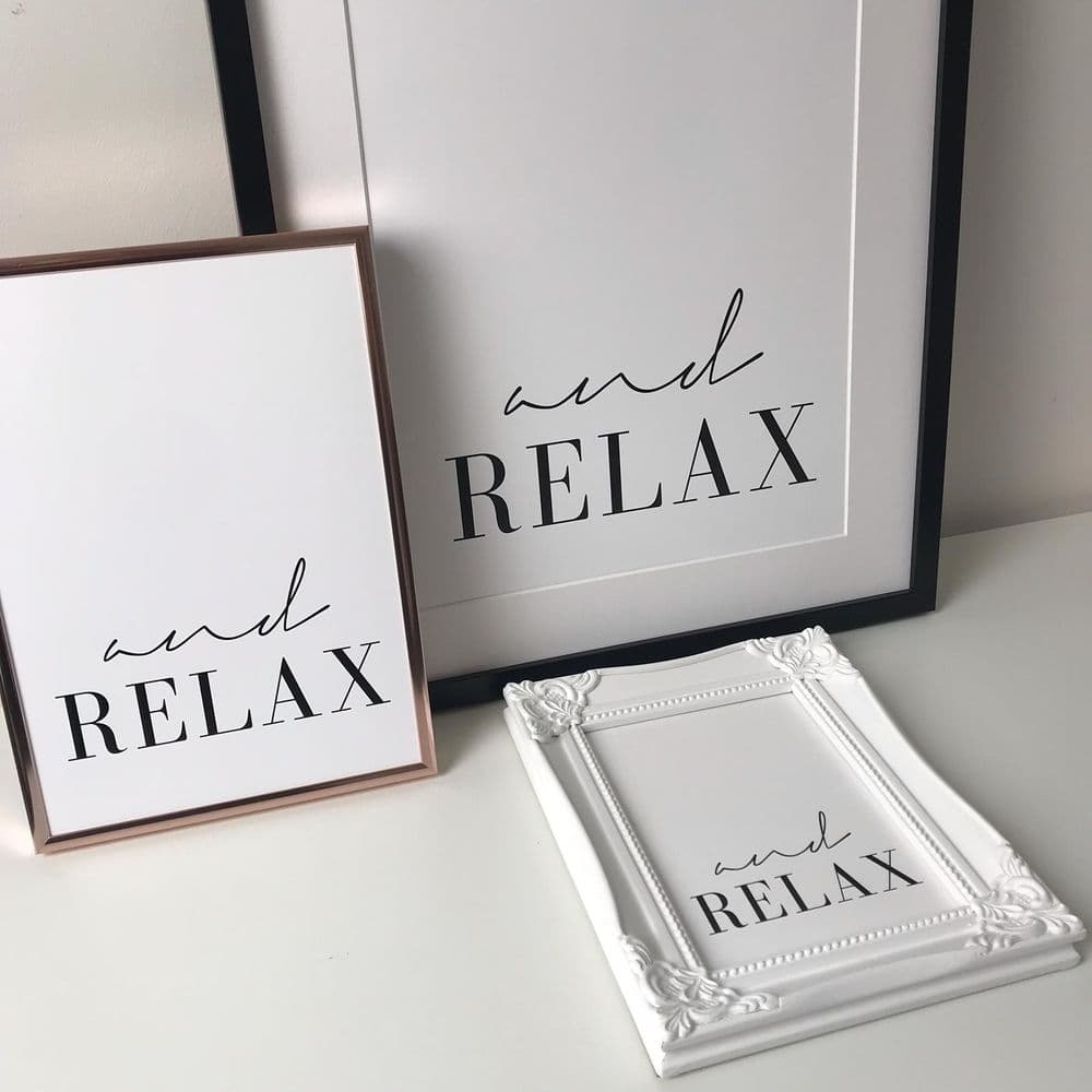 And relax A3 A4 & A5 monochrome