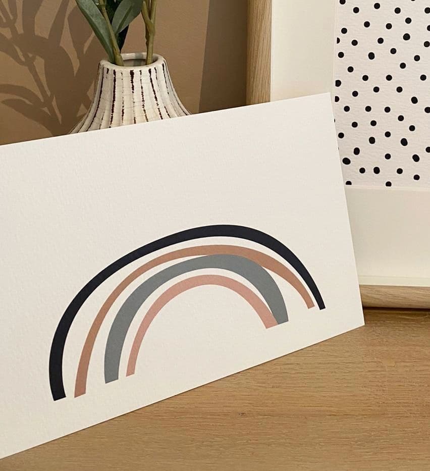 Rainbow A4 landscape - NOW IN A4 SIZE