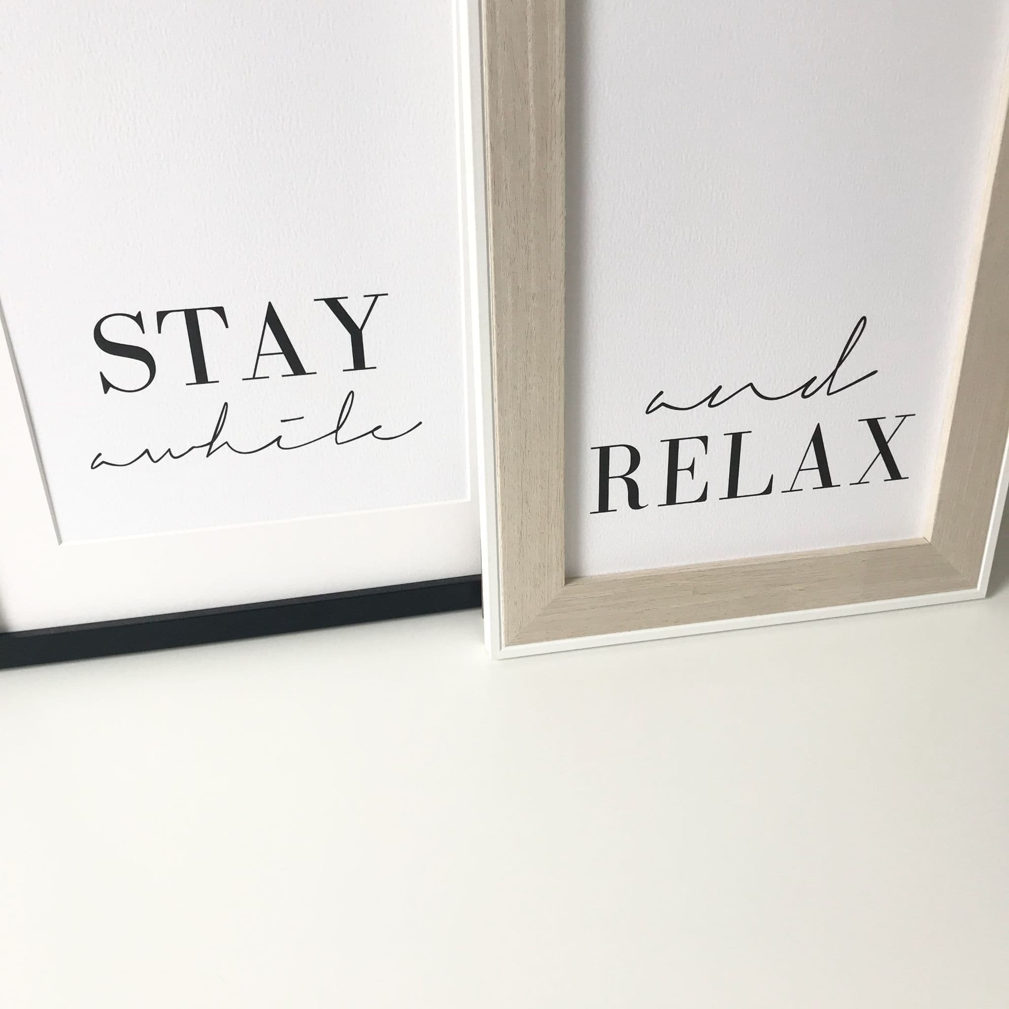 Stay awhile A4