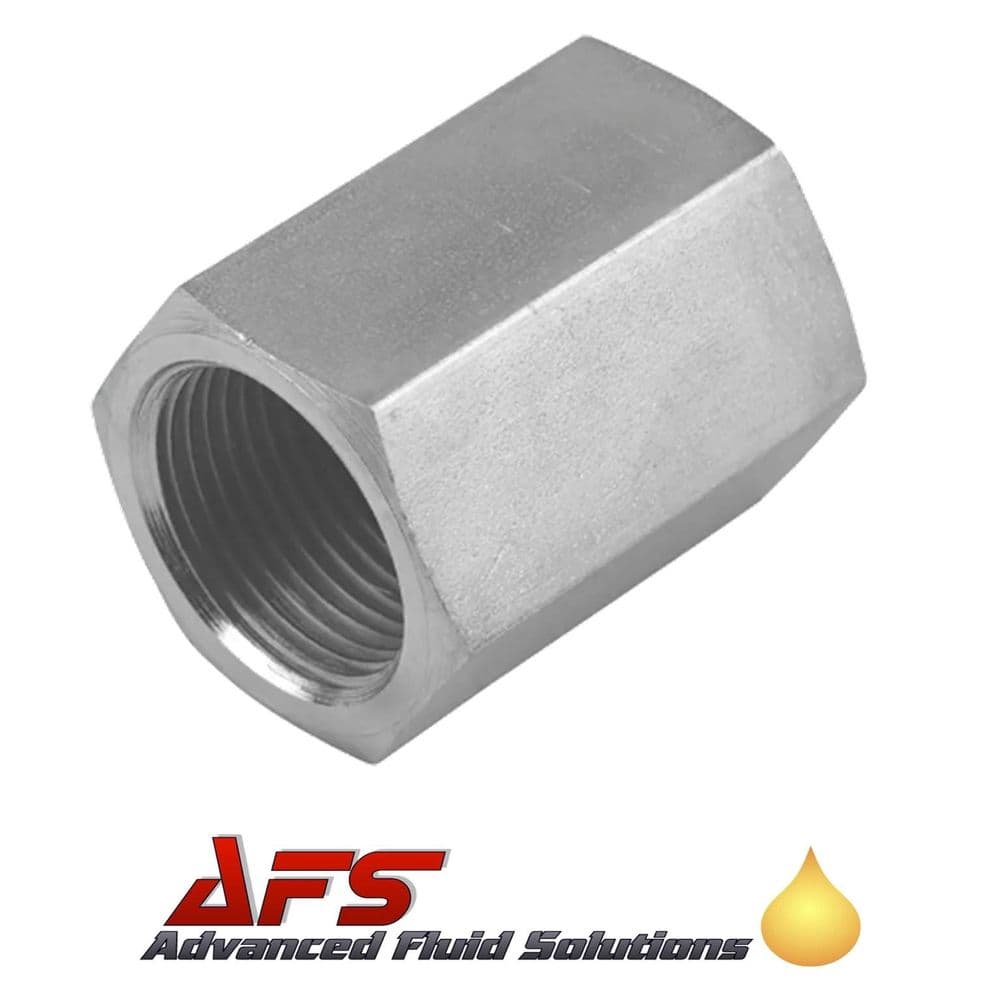 1-1/4 BSP Equal Fixed Female Mild Steel Hydraulic Hex Socket Adaptor