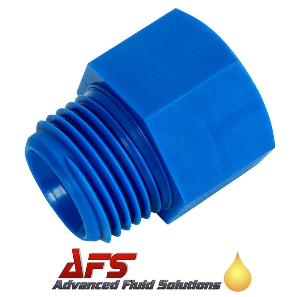 1/2 BSPT Equal Adaptor Male to Female Tefen Blue Nylon Plastic Food ...