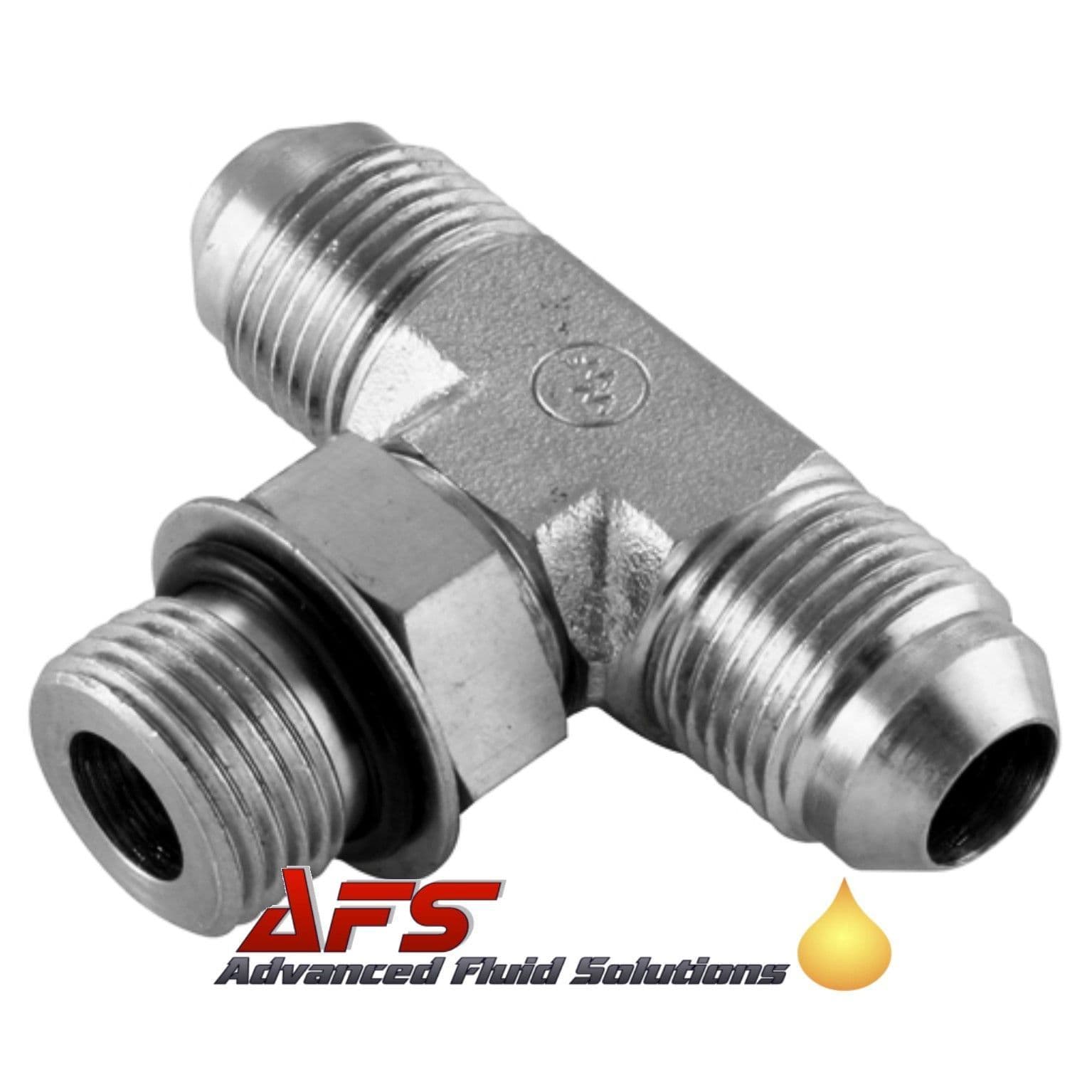 1/2 JIC x 1/2 UNF Male Tee 3 Way Positional on Branch Hydraulic Adaptor ...