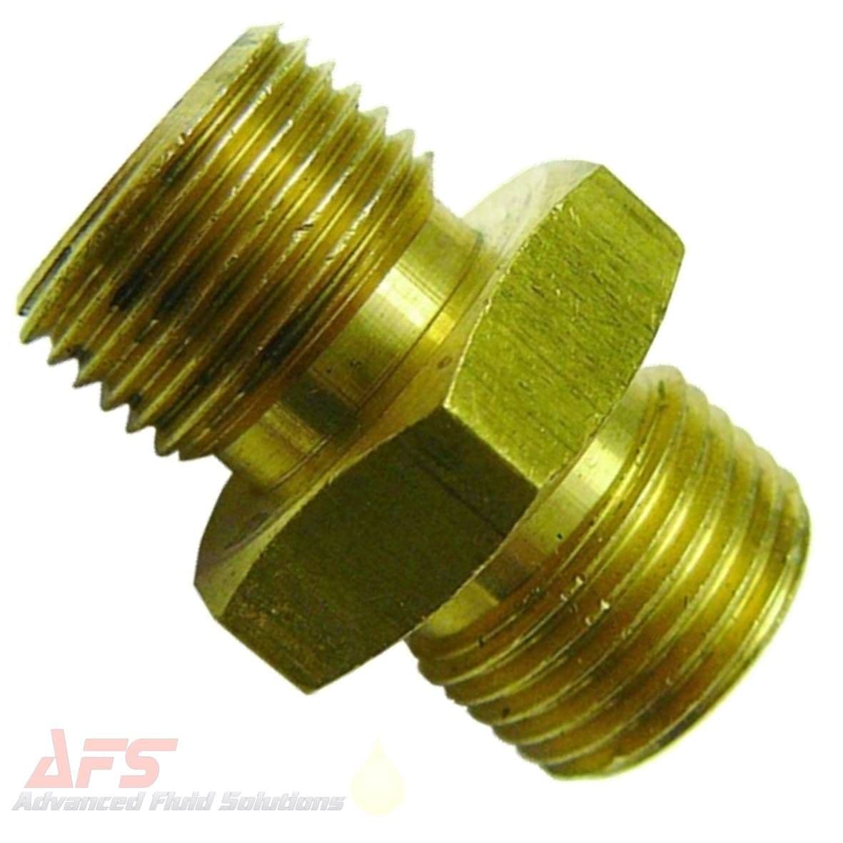 1/4 Brass BSPP Flat Face Male Union