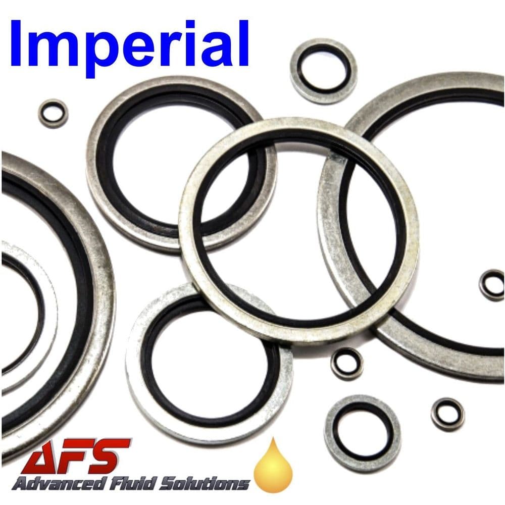 1/4 BSP Self Centring Nitrile Bonded Dowty Sealing Ring Washer NBR Seal