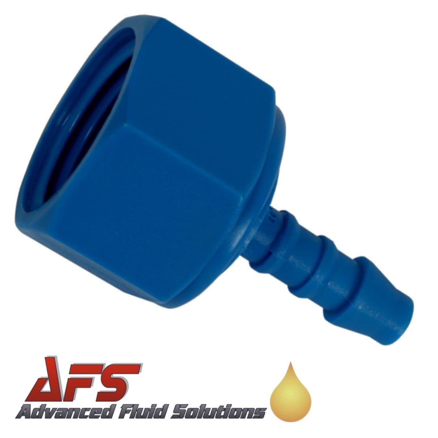 1/8 BSP x 4mm Female Swivel Straight Conical Tefen Barbed Hosetail ...