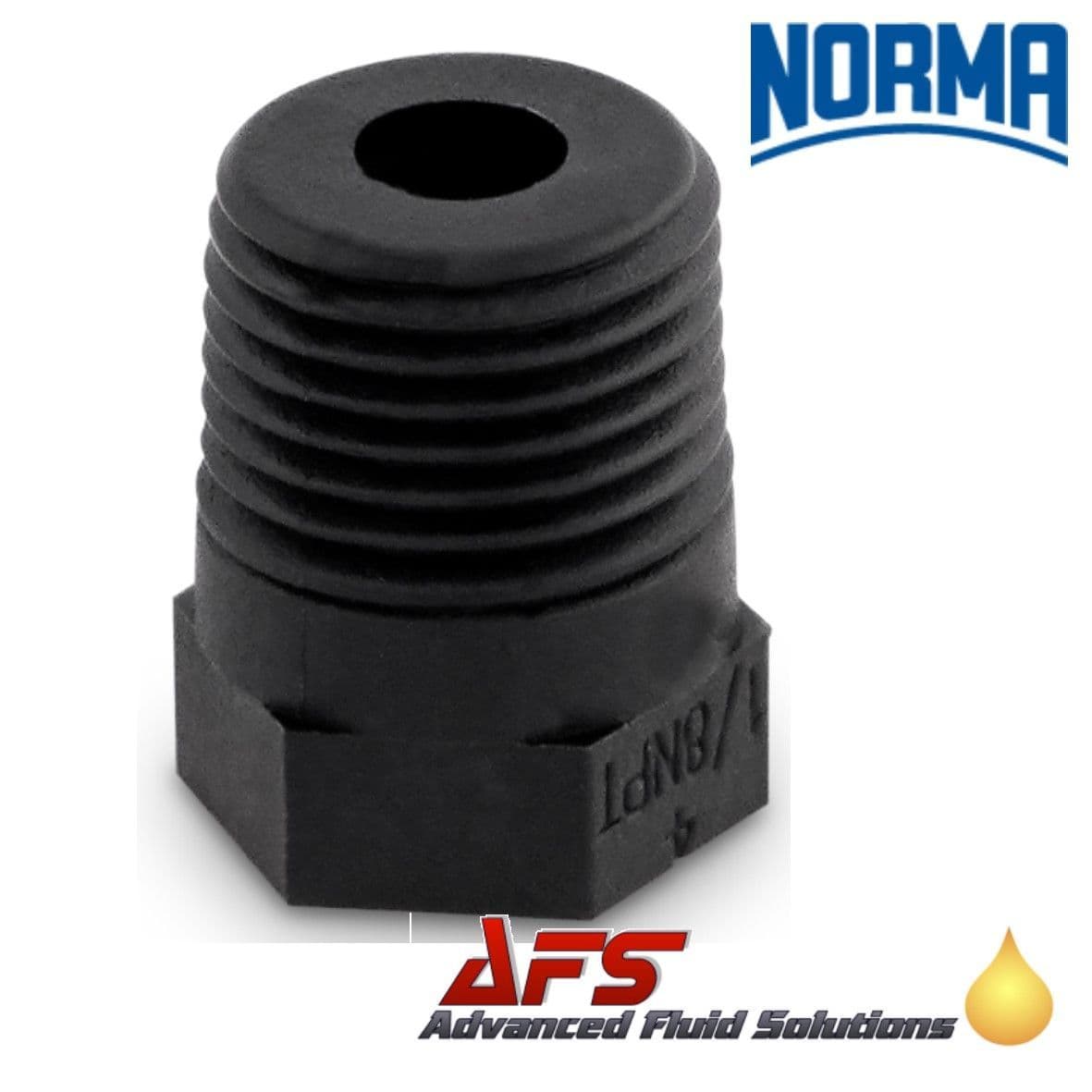 1/8 NPT Fitting Norma BST Male Plug Plastic Nylon Pa6 Polyamide Fitting