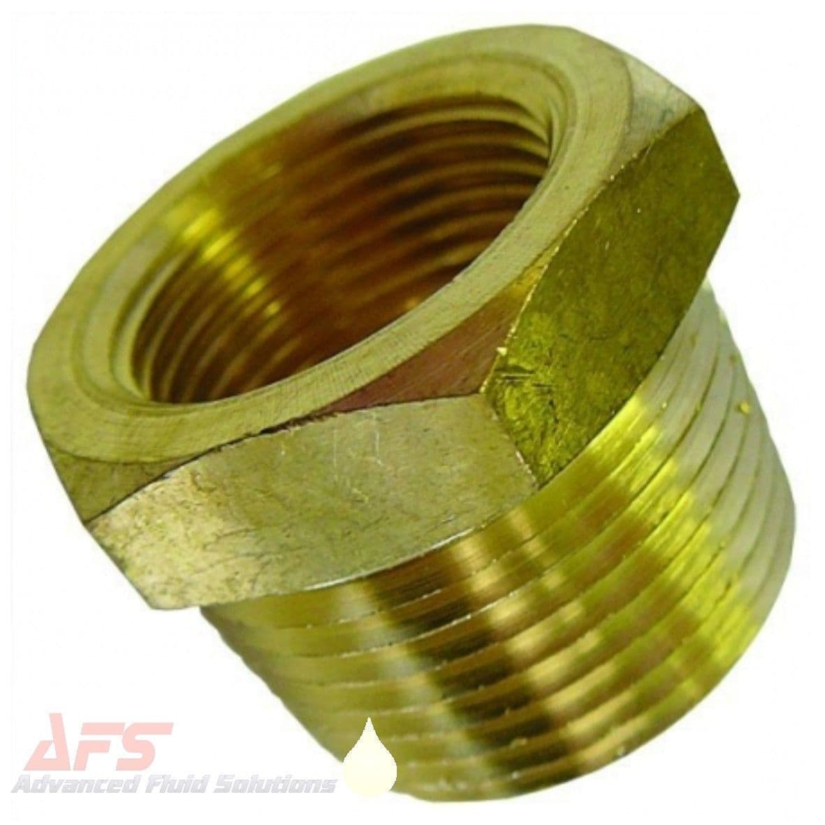 1 BSPT x 1/4 BSP Female Brass Bush