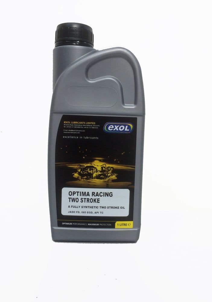 1 Litre x Exol Optima Racing 2 Stroke Oil Two Stoke Fully Synthetic ...