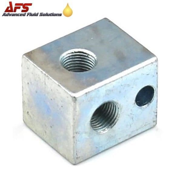 1 Way T Manifold, 1/8 bsp Thread Battery Greasing Block 5029-011 for ...