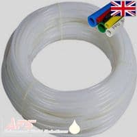 10mm OD x 8mm ID Metric Polyurethane Flexible Tubing PU Air Pipe White