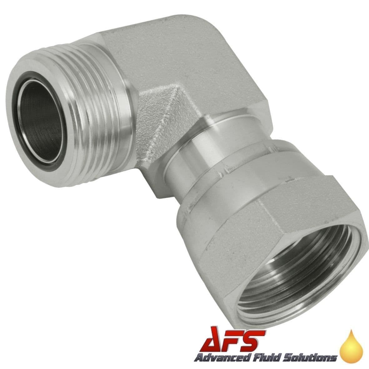 11/16 ORFS Male x 11/16 Male 90 Degree Positional Elbow Adaptor