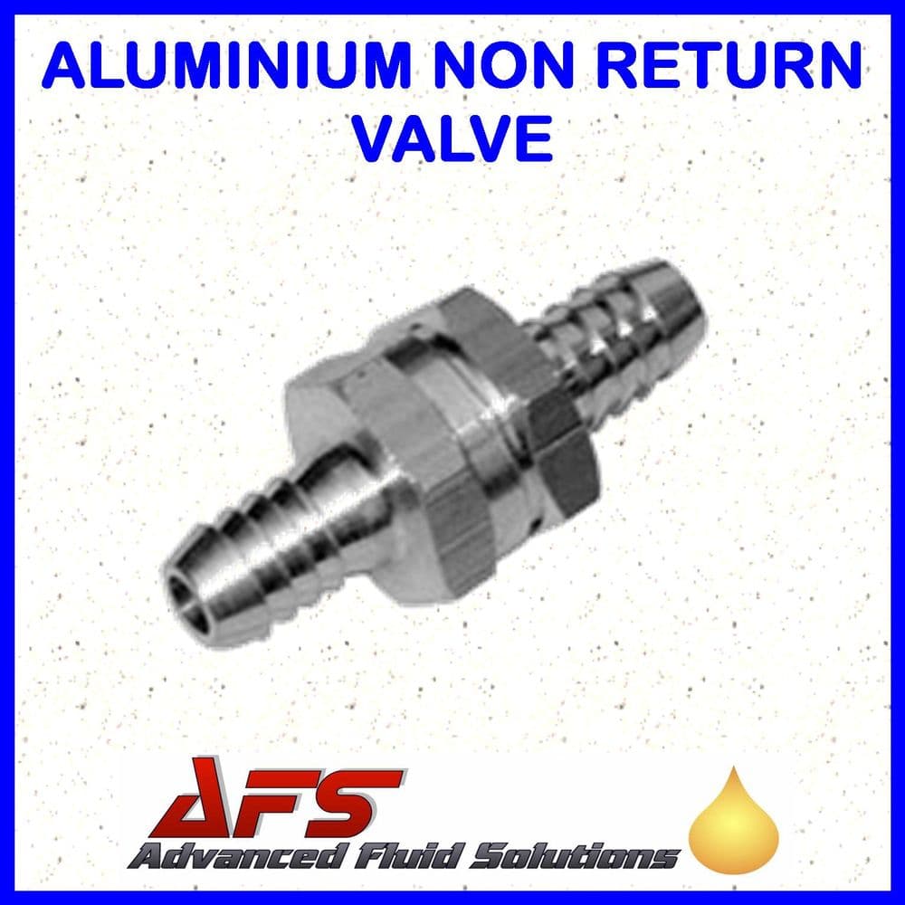 12mm 1/2 Straight Non Return Valve Aluminium - Fuel Check Valve Air ...