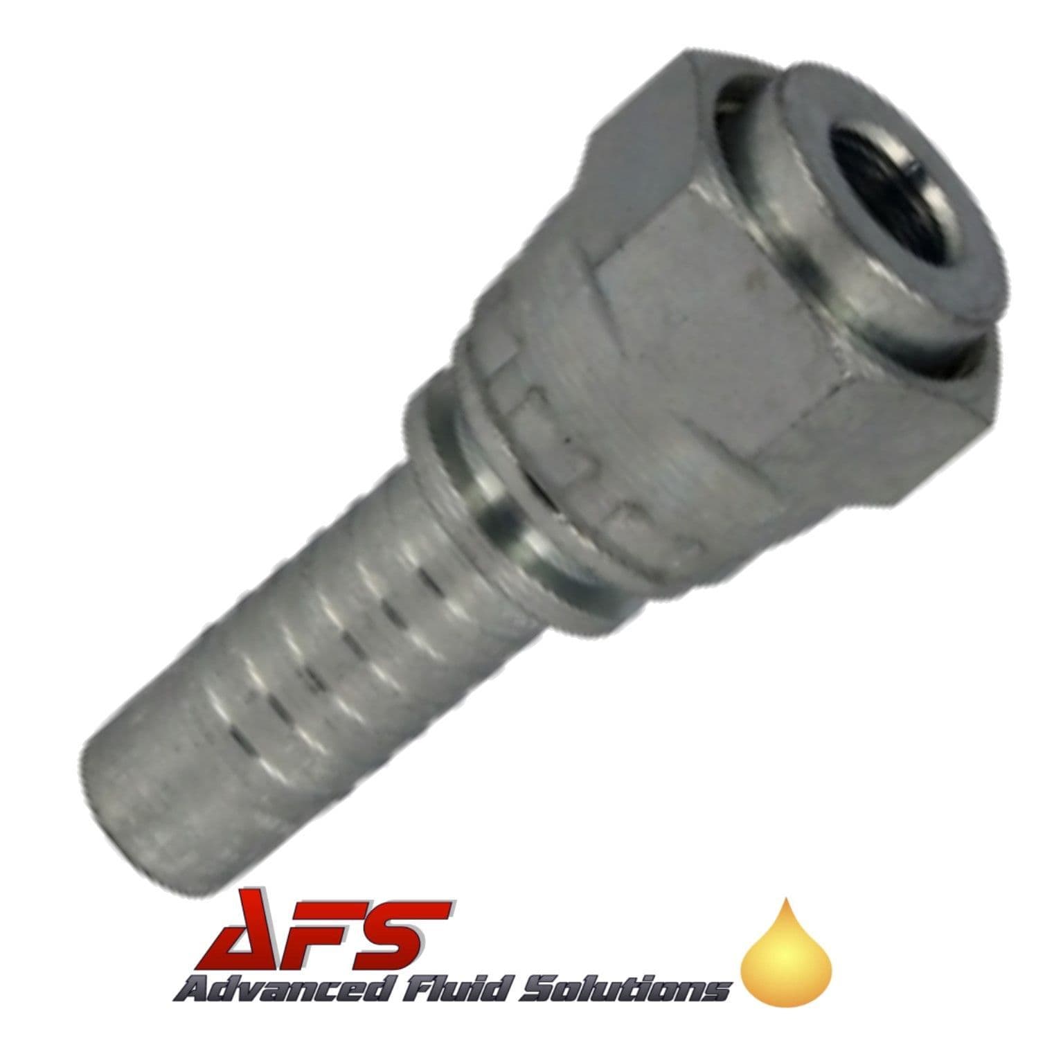 13/16-16 ORFS Female Straight x 1/2 Hosetail Hydraulic Fitting