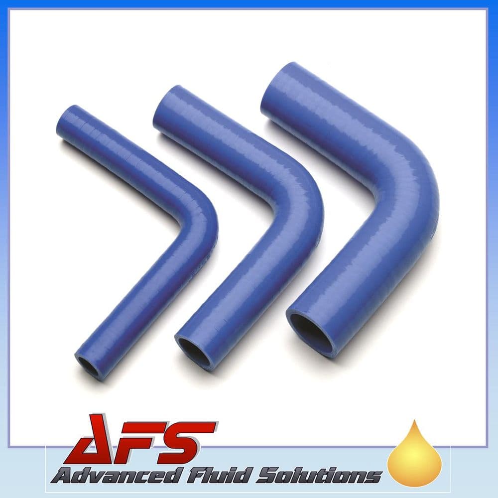 13mm 1/2" I D Blue 90 Degree Silicone Elbow Hose Pipe