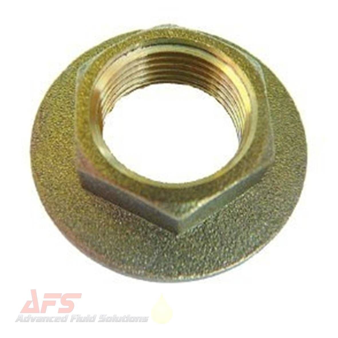 3/4 BSPP Flanged Brass Lock Nut