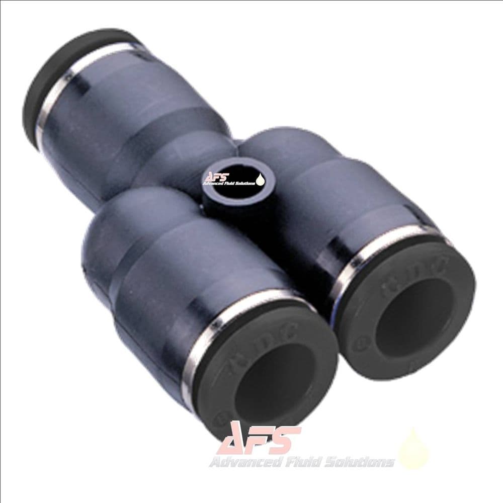 3/8 Equal Y Push-in Fitting Nylon Tube Connector